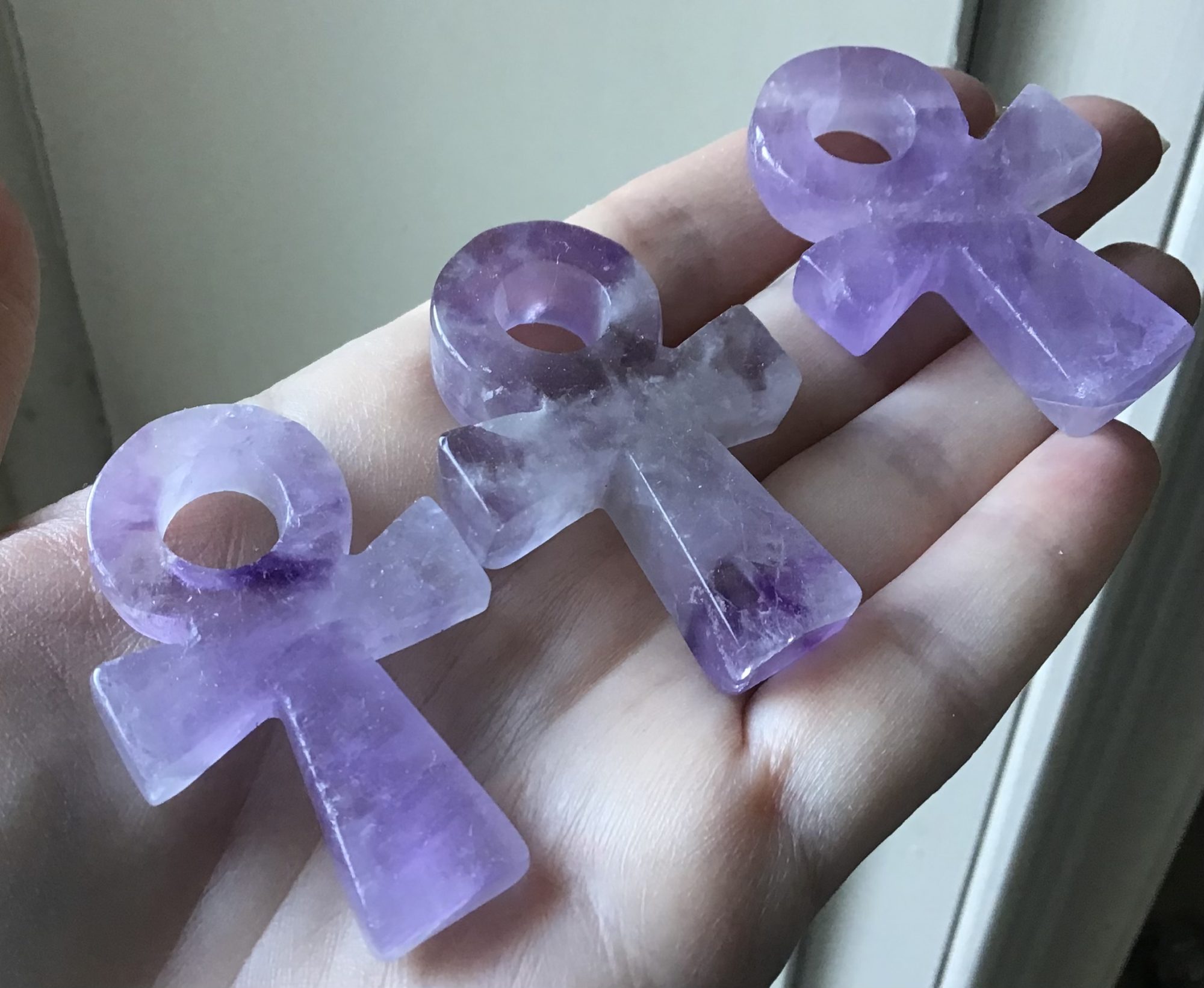 Amethyst Crystal Ankh Pendant | Tim Whild