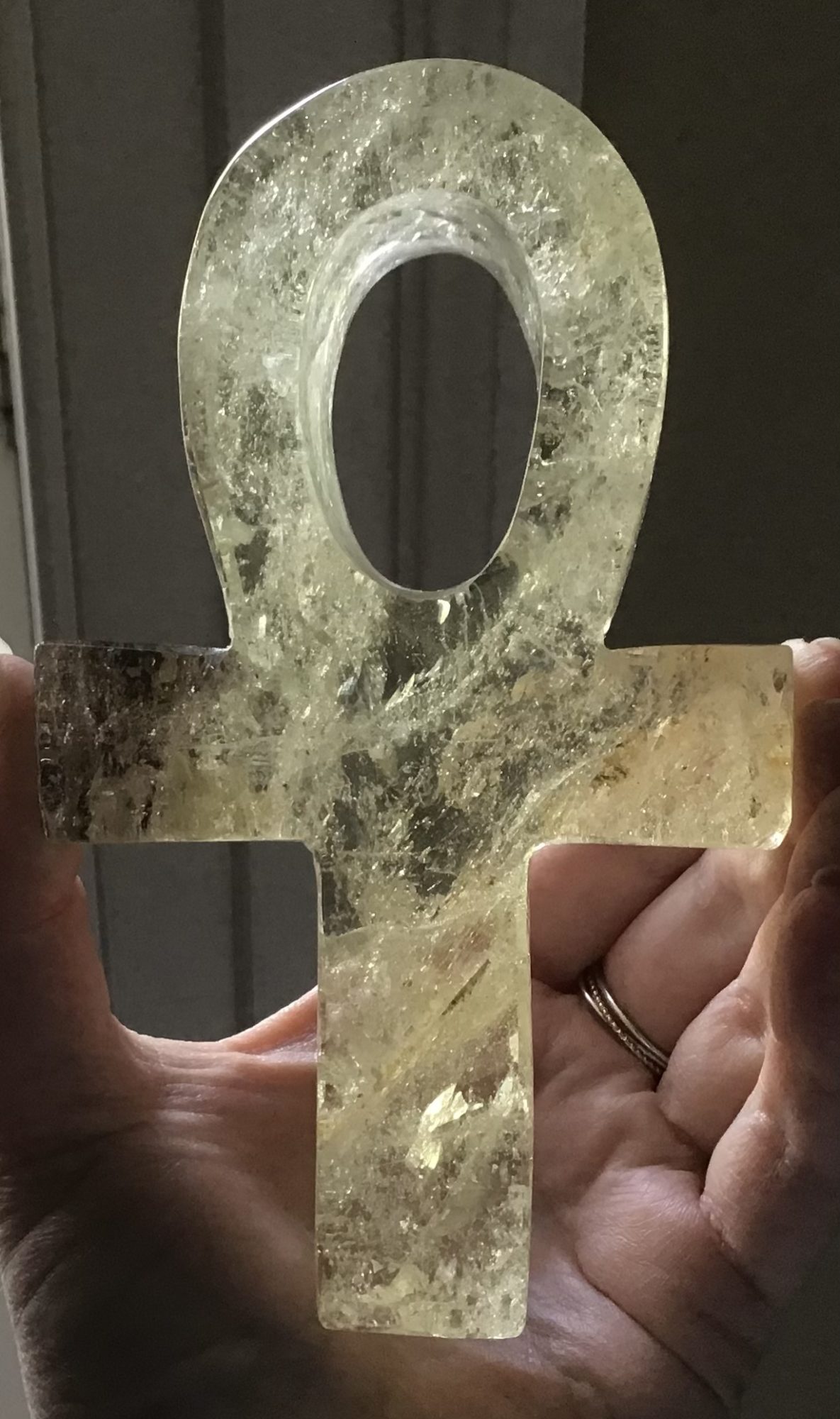Citrine Crystal Ankh | Tim Whild