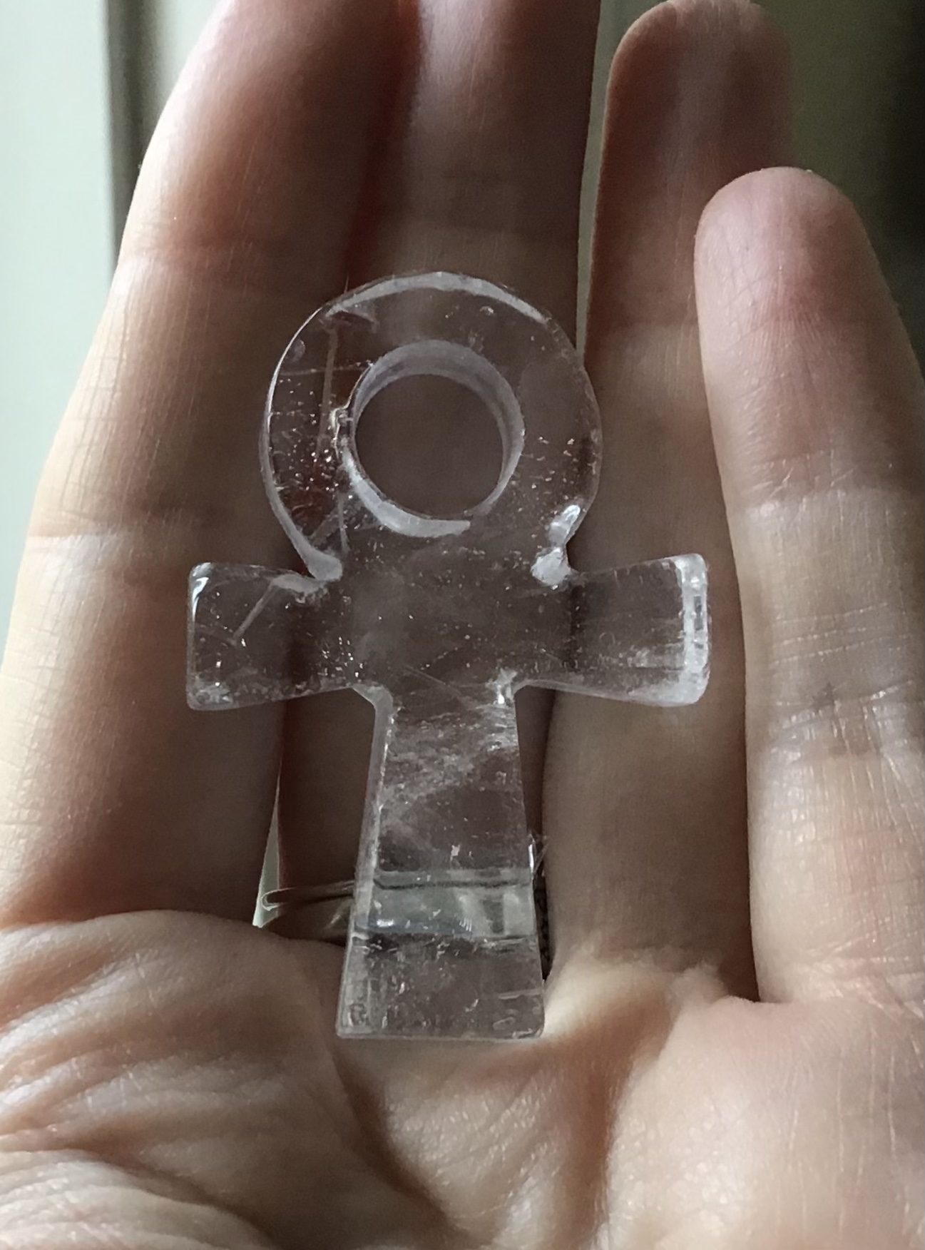 Clear Quartz Crystal Ankh Pendant | Tim Whild