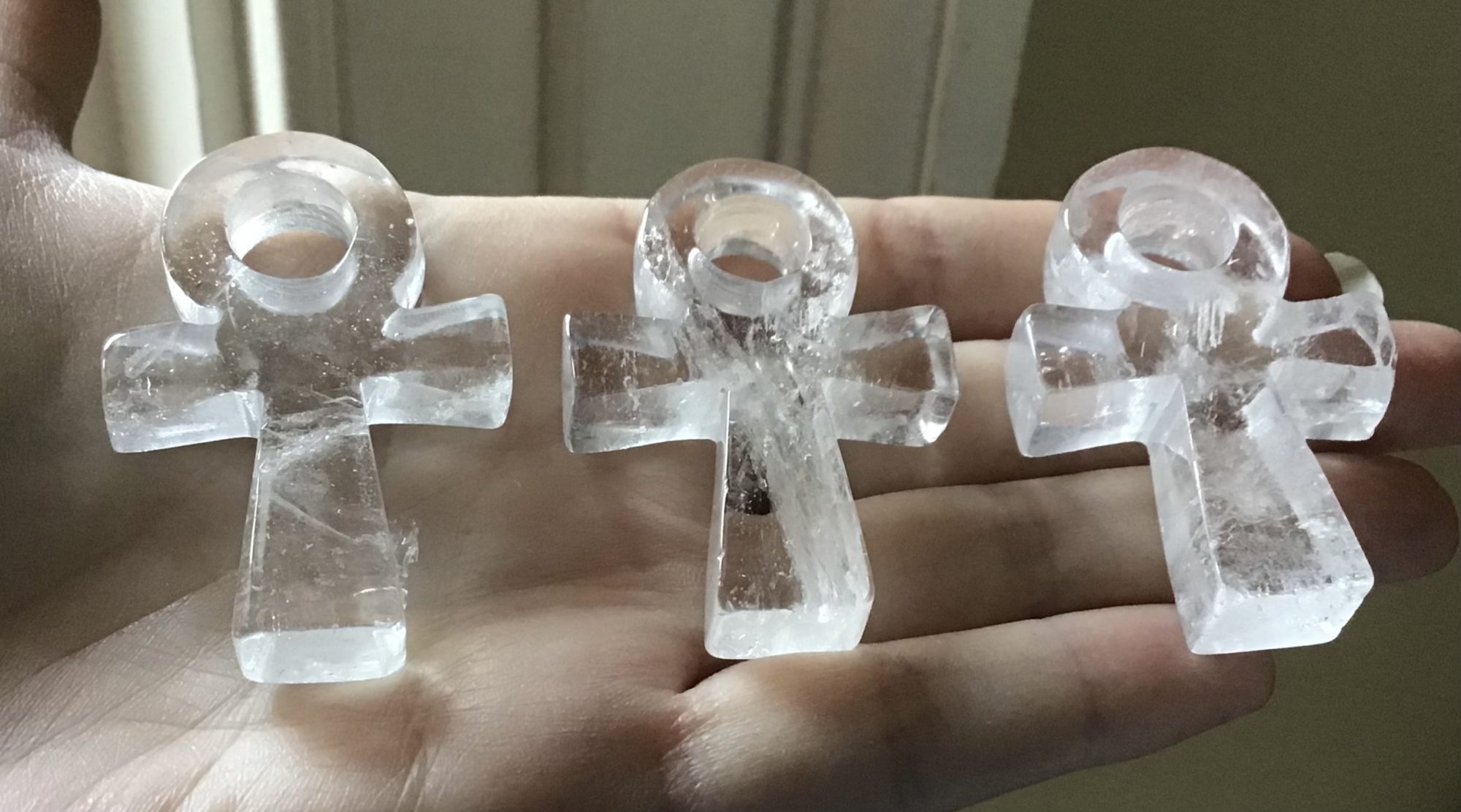 Clear Quartz Crystal Ankh Pendant | Tim Whild