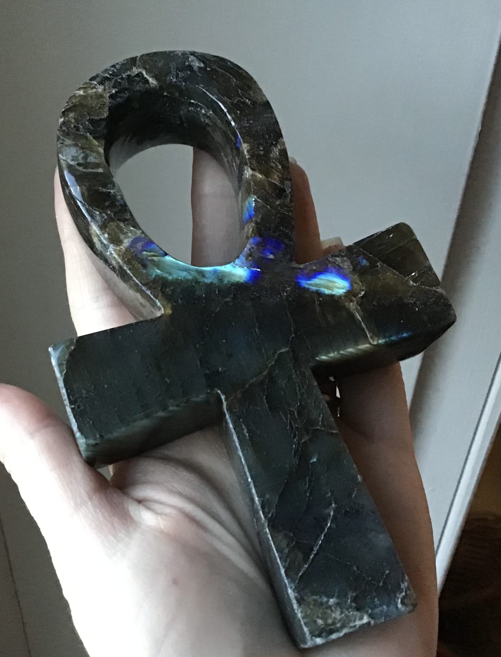 Labradorite Crystal Ankh | Tim Whild