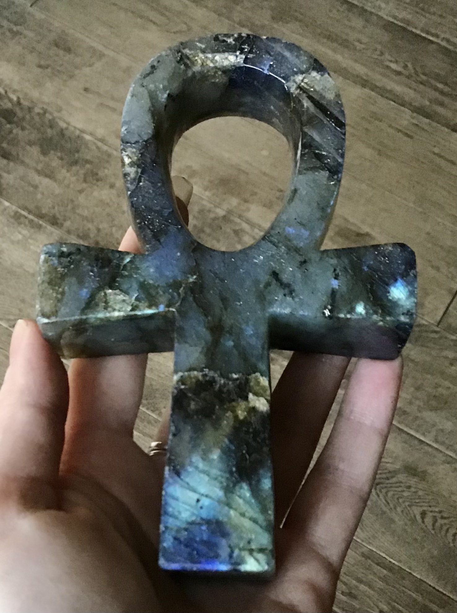 Labradorite Crystal Ankh | Tim Whild
