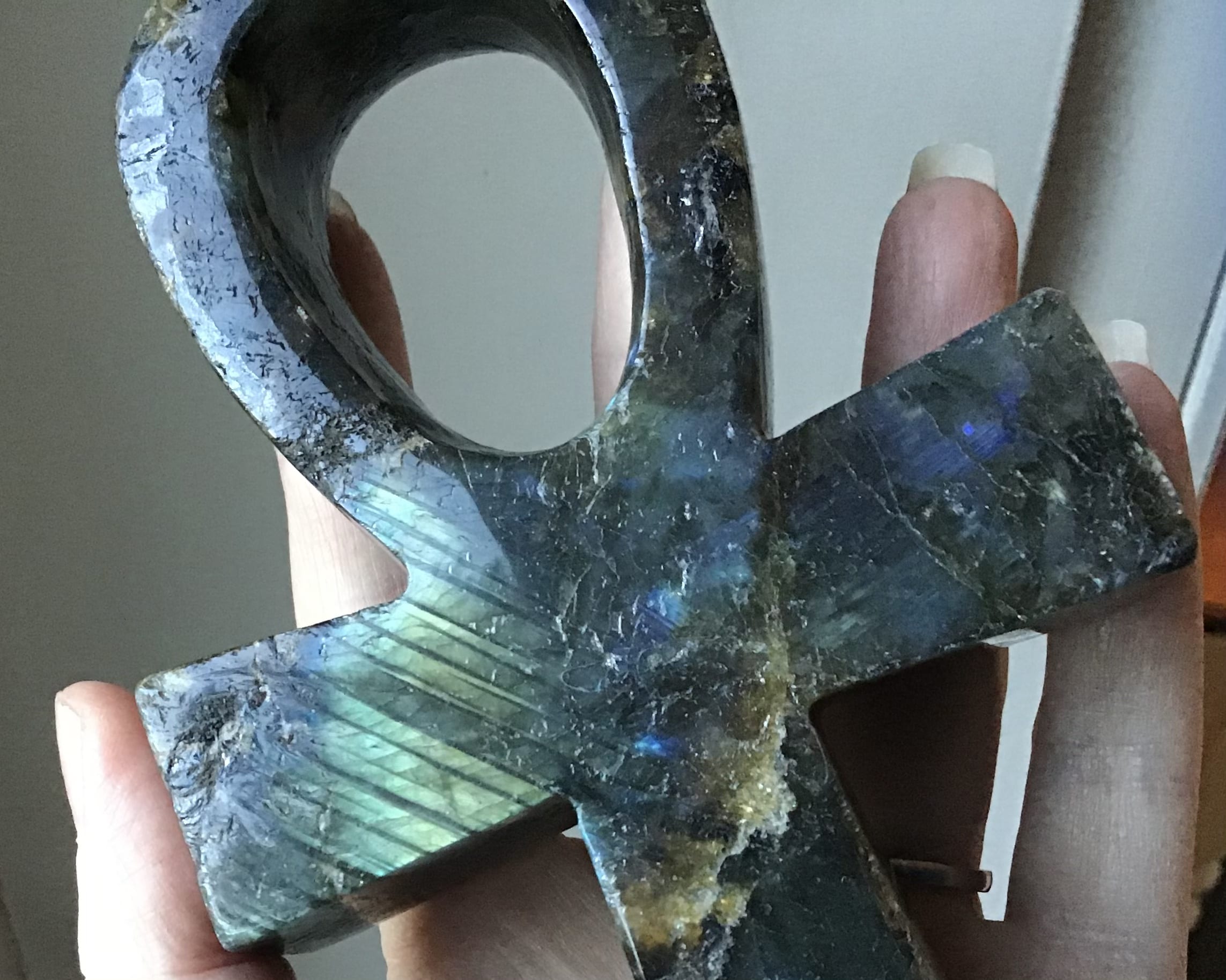 Labradorite Crystal Ankh | Tim Whild