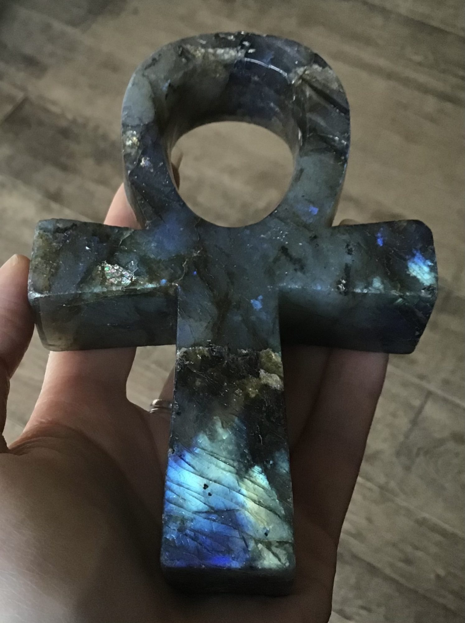 Labradorite Crystal Ankh | Tim Whild