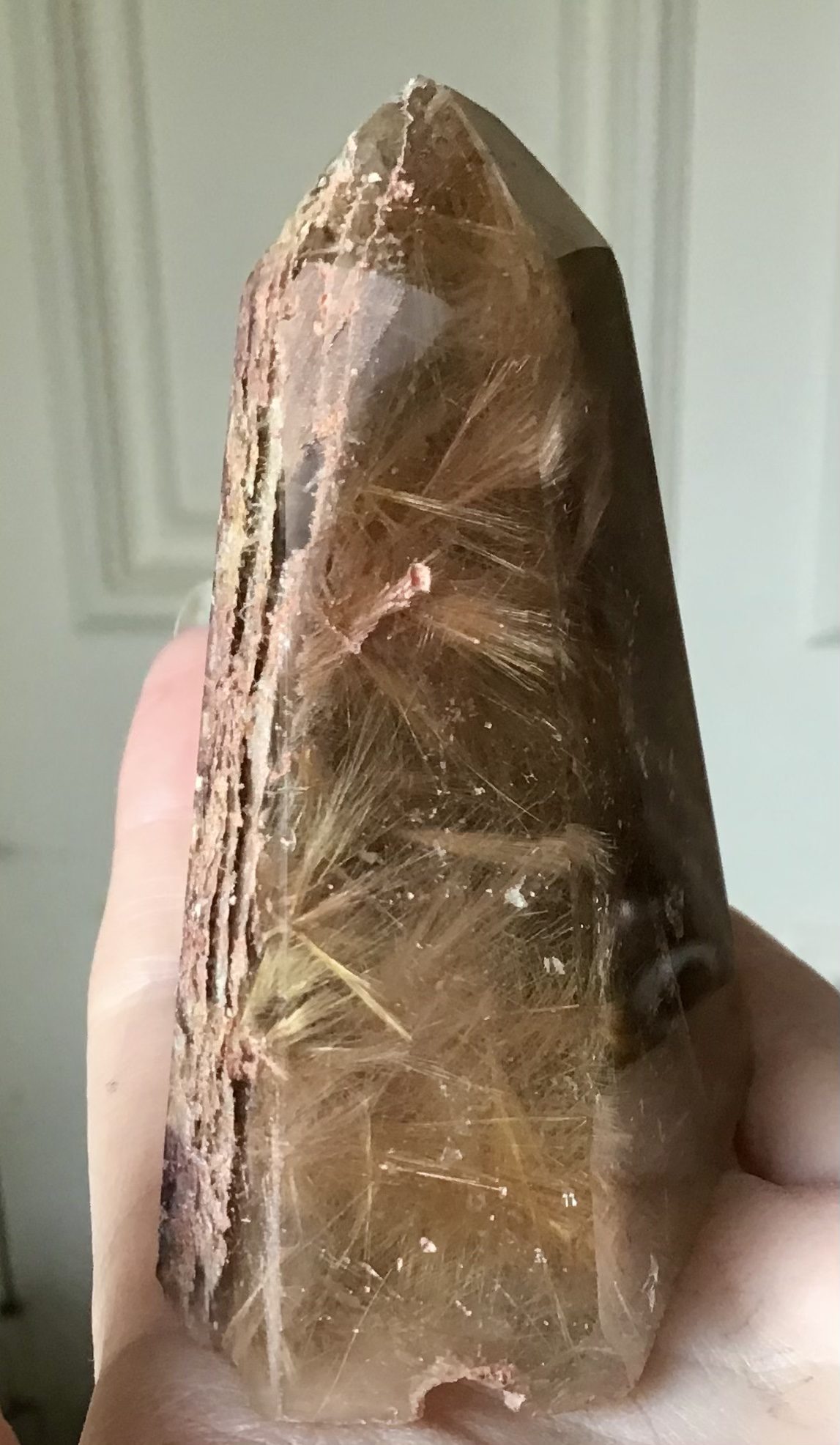 Clear Quartz Gold Rutile Phantom Crystal | Tim Whild