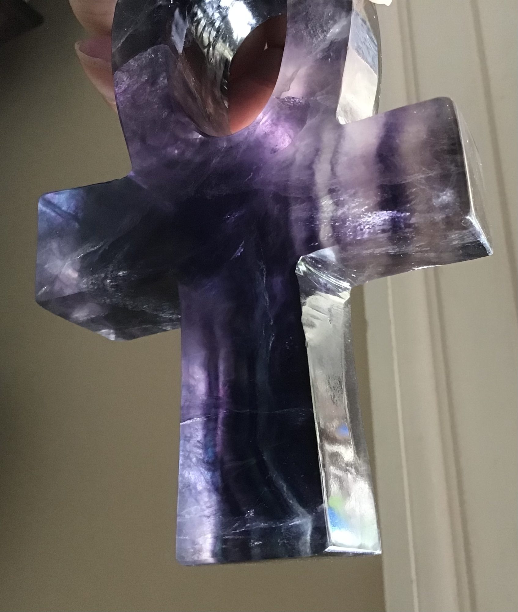 Rainbow Fluorite Crystal Ankh | Tim Whild